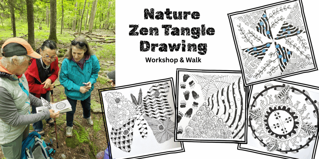 Nature Zen Tangle Drawing Workshop and Walk - The New Jersey School of ...